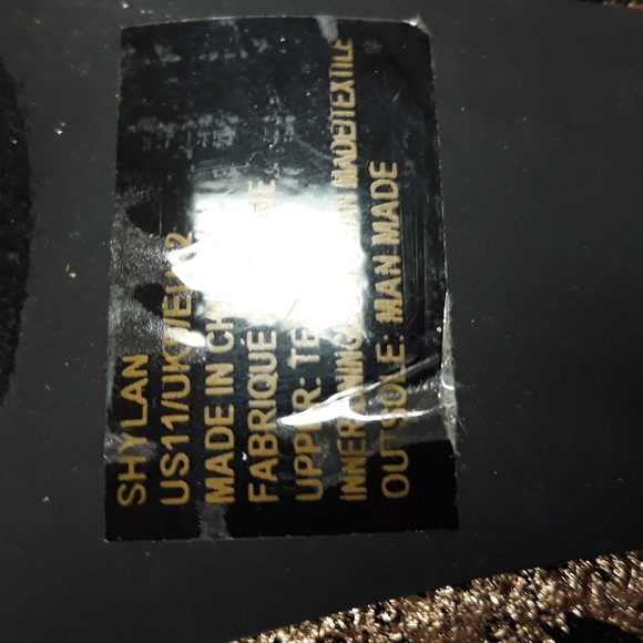 JustFab | Shoes | Shylan Leopard Print Stiletto Bootie Metallic Gold ...